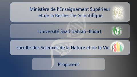 Formations SNV 2022-2023 - Université Blida 1