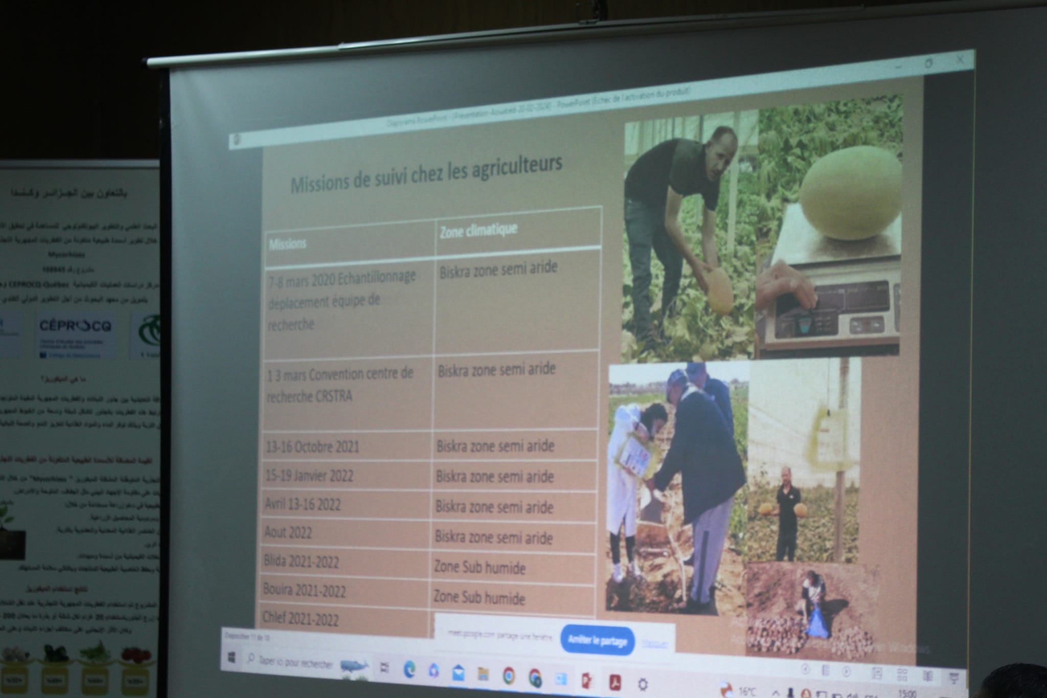 Closure of the Algerian-Canadian natural fertilizer development project - Blida 1 University