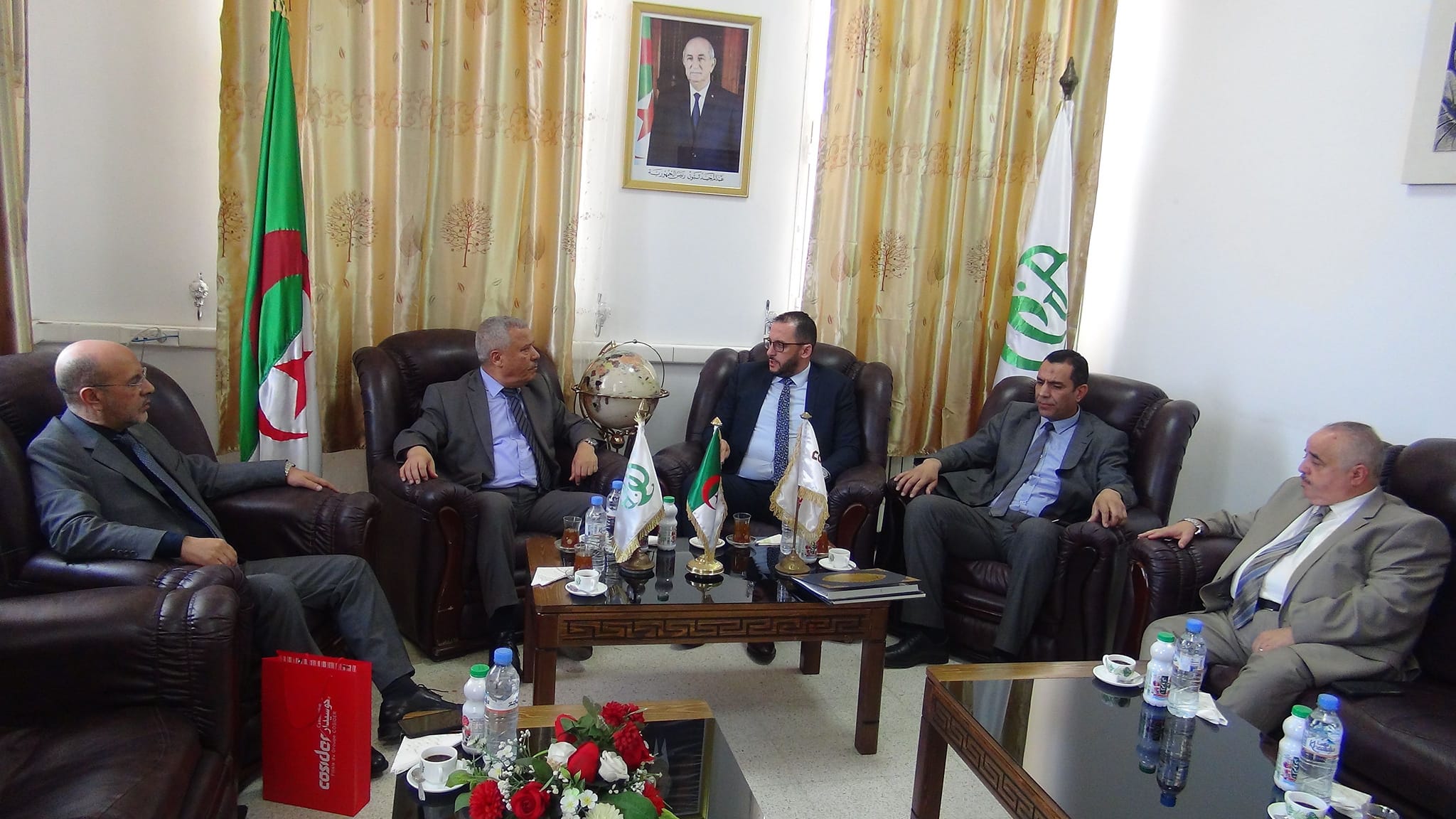 Signature d’une convention de coopération avec le Groupe COSIDER ...